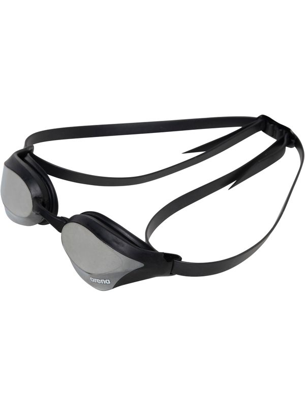 Arena Cobra Core Swipe Goggles - Silver Mirror/Black