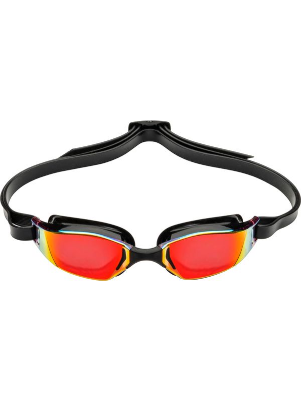 Aqua Sphere Xceed Goggles - Red Titanium Mirror/Black/Black