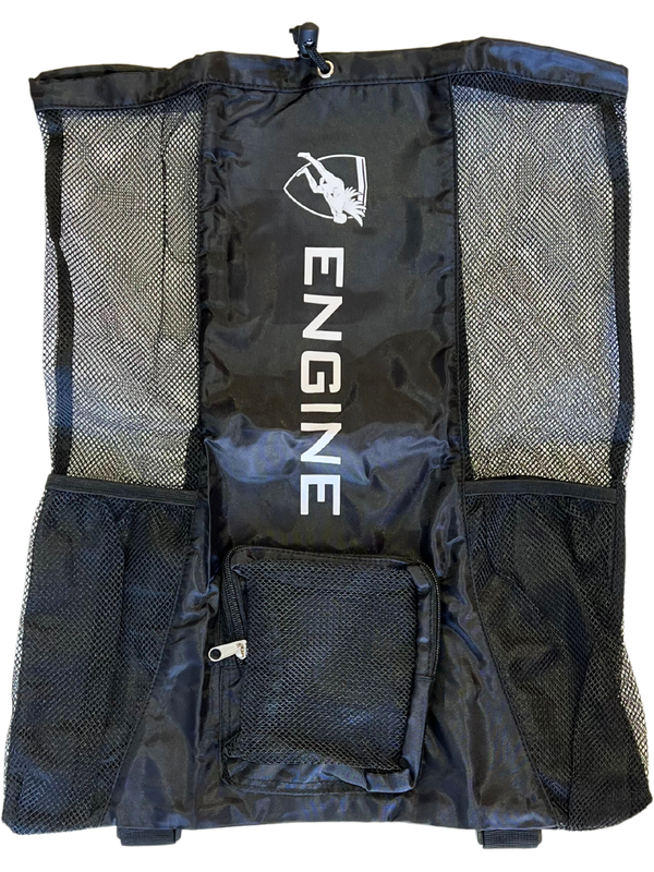 Engine Mesh Backpack - Black