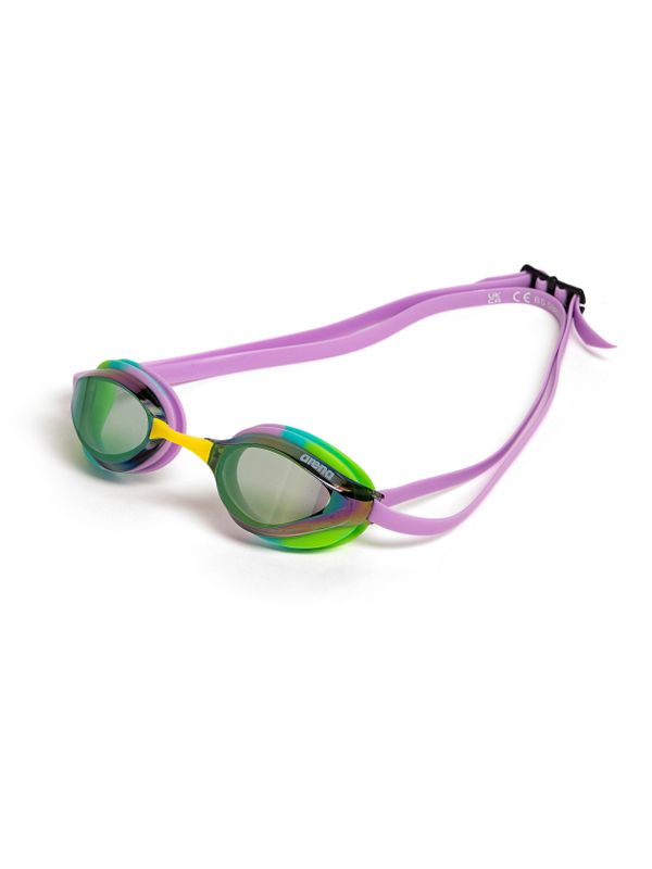 Arena Python Goggles - Green Mirror/Violet/Green