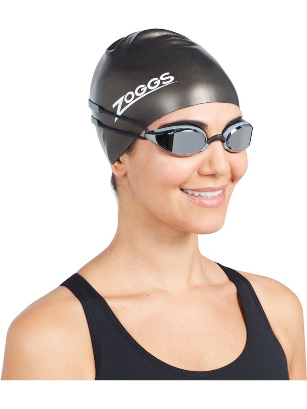 Zoggs Fusion Air Titanium Goggles - Mirror/Black/Grey