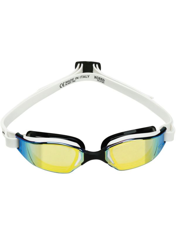 Phelps XCEED Titanium Mirrored Goggles - Gold & White