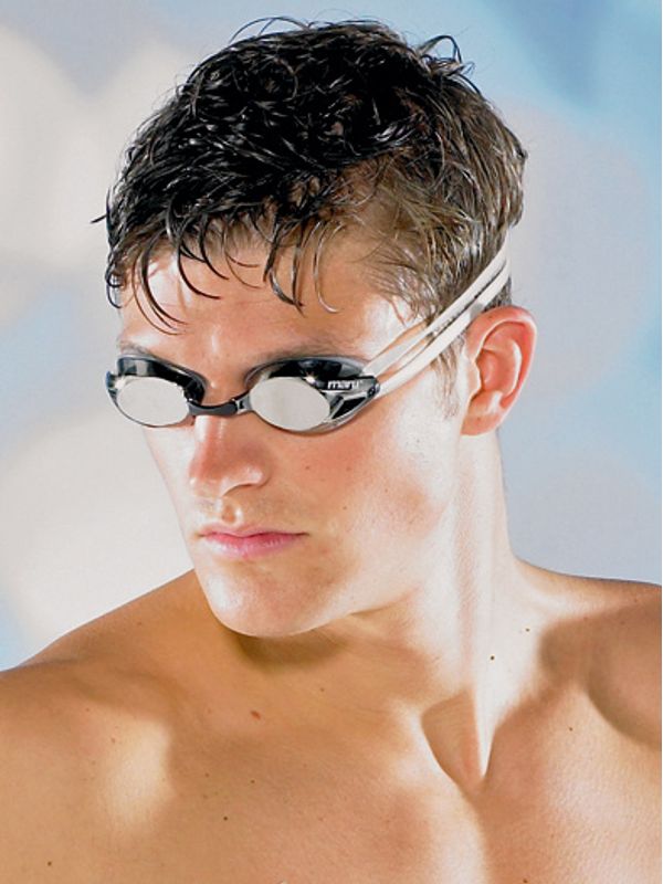 Maru Pulse Mirror Silver Swimming Goggles