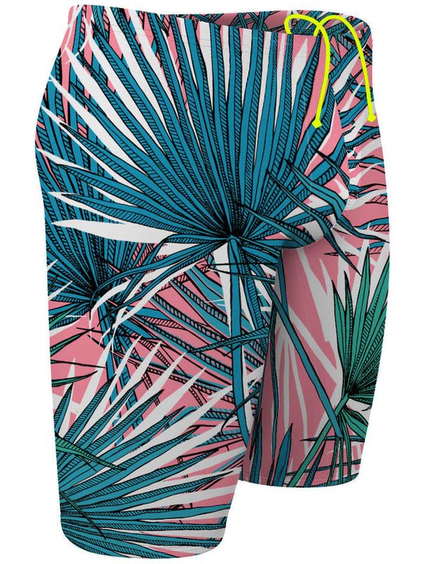 Q Swimwear Jammers - Pink Palm