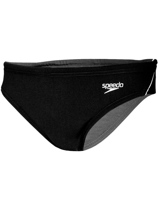 Speedo 5cm Briefs - Boys Logo Black