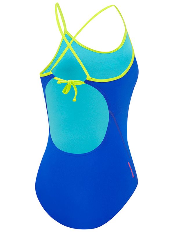 Speedo Beautiful Blue Tie Back One Piece