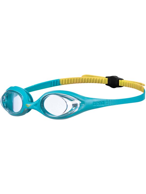 Arena Spider Junior Goggles - Clear/Mint/Yellow