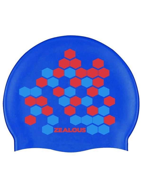 Zealous Blue Lethal Swim Cap
