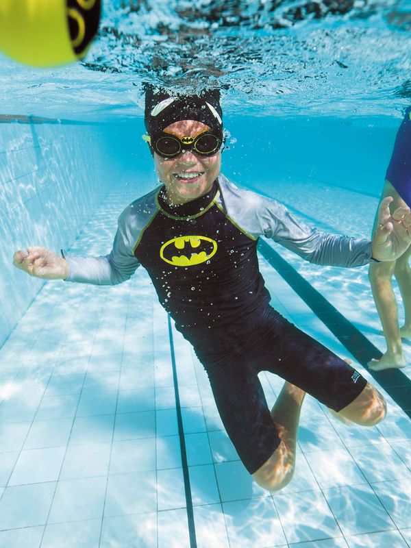 Zoggs Batman Jnr 3d Silicone Swim Cap