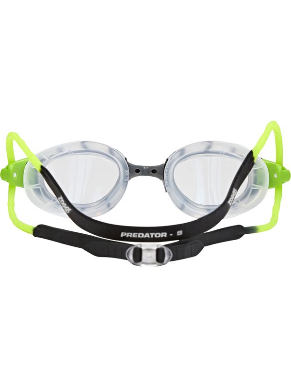 Zoggs Predator Goggles Small Fit - Black/Lime/Clear