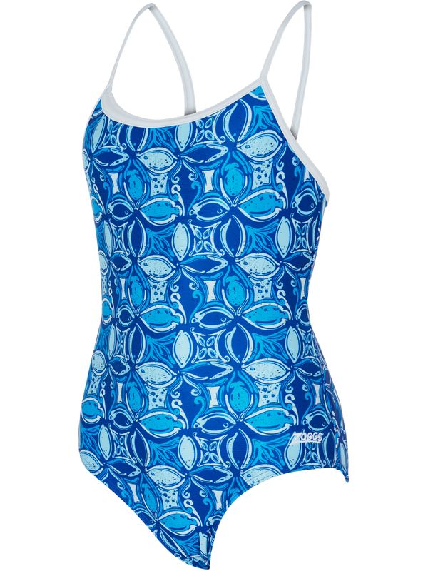 Zoggs Sprintback One Piece - Blue Fish