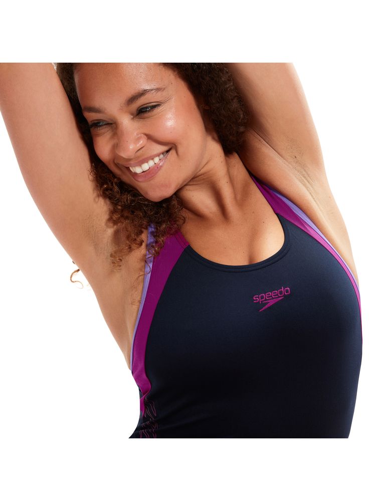 Speedo Flyback One Piece - Hyperboom/Berry/Miami Lilac
