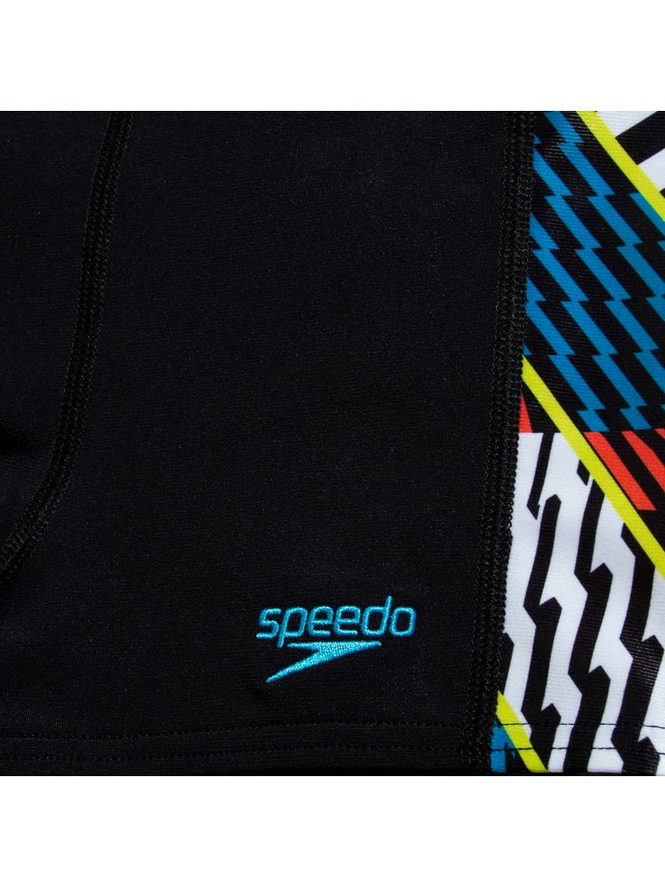 Speedo Panel Aquashorts - Black/White/Watermelon