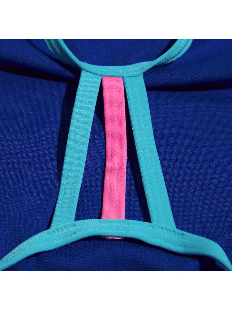 Speedo Lane Line Back One Piece - Candy