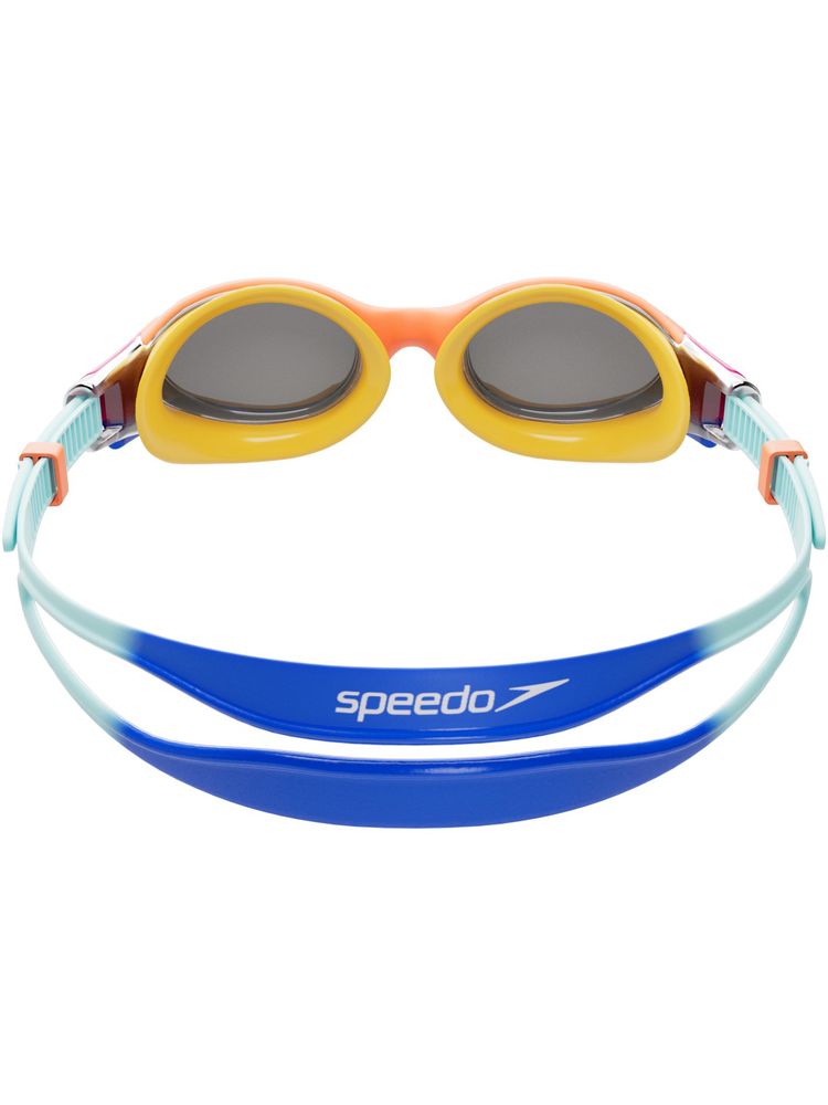 Speedo Biofuse 2.0 Junior Goggles - Chrome Mirror/Cobalt/Blue/Orange