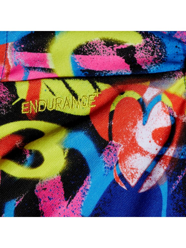 Speedo Powerback One Piece - Black/Pink/Bolt