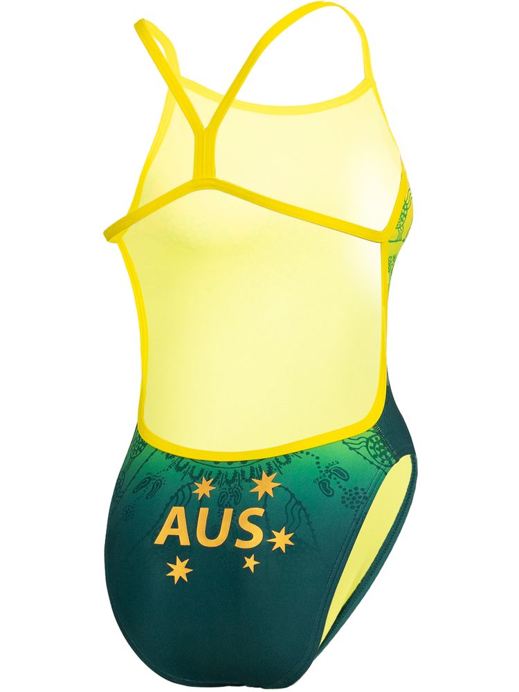 Speedo V-Back One Piece - Australia Olympic Replica