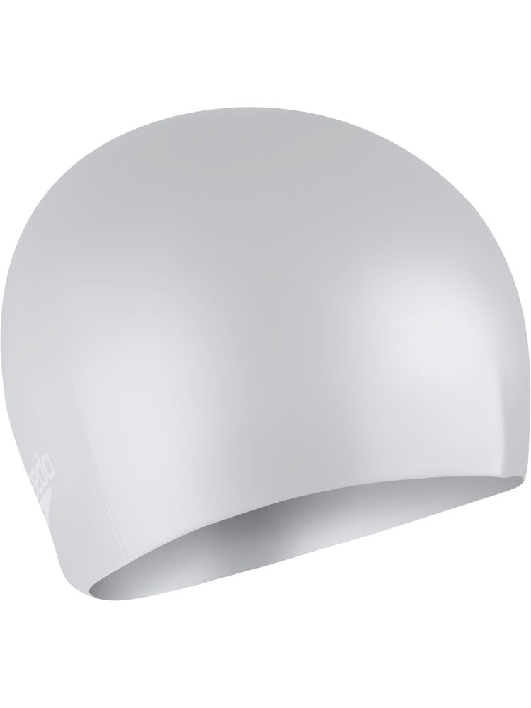 Speedo Long Hair Swim Cap - Silver