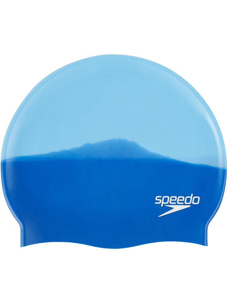Speedo Multi Colour Swim Cap - Neon Blue/Japan Blue