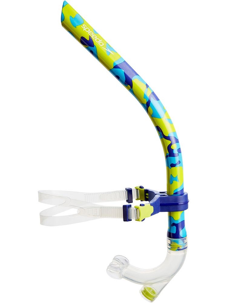 Speedo Centre Snorkel Mash Up Turquoise & Lime Punch