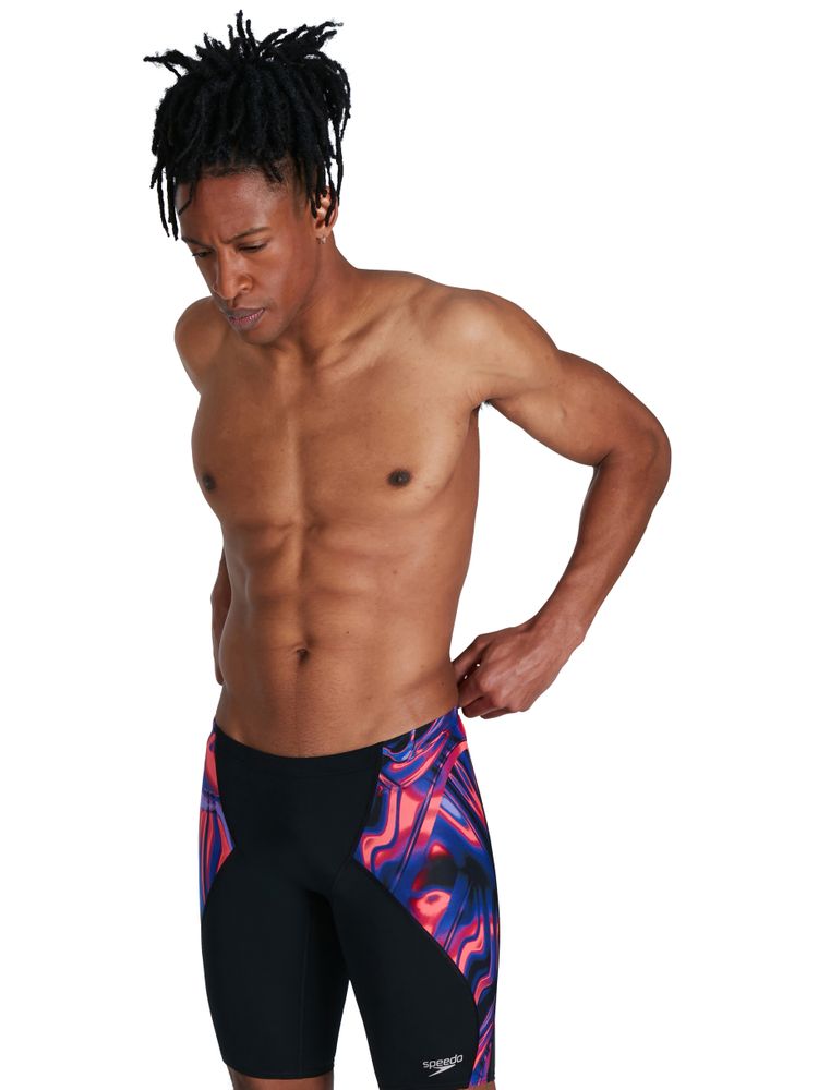 Speedo Allover Digital V-Cut Jammers - Ultraviolet