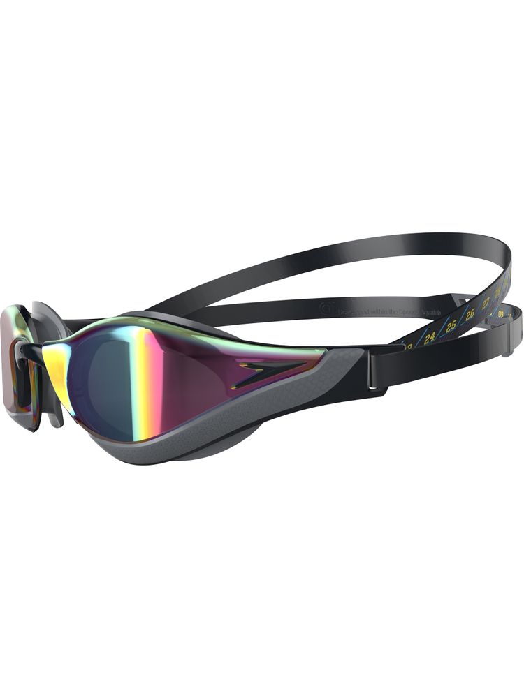 Speedo Fastskin Pure Focus Goggles - Ruby Mirror/Black/Cool Grey