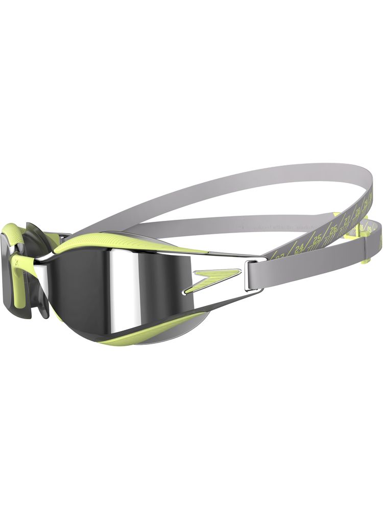 Speedo Fastskin Hyper Elite Goggles - Chrome Mirror/Shark Grey/Spritz