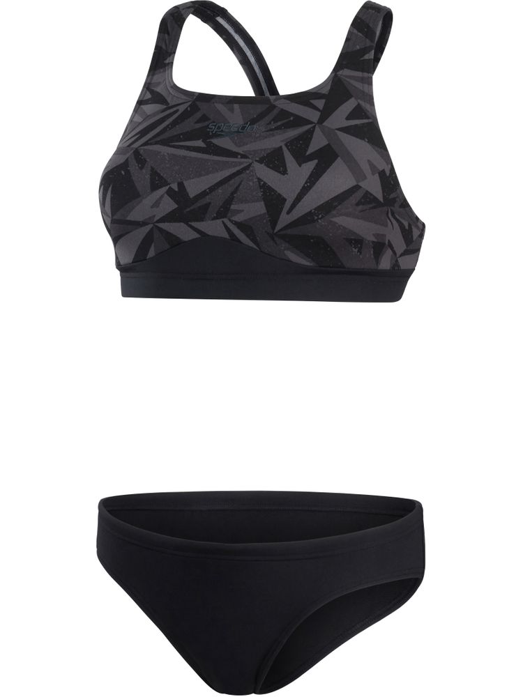 Speedo Hyperboom Two Piece - Black/Oxid Grey