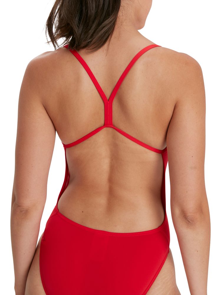 Speedo Eco Endurance+ Thin Strap One Piece - Fed Red