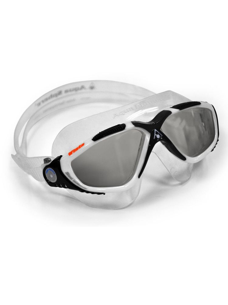 Aqua Sphere Vista White & Black Smoke Lens Swim Mask