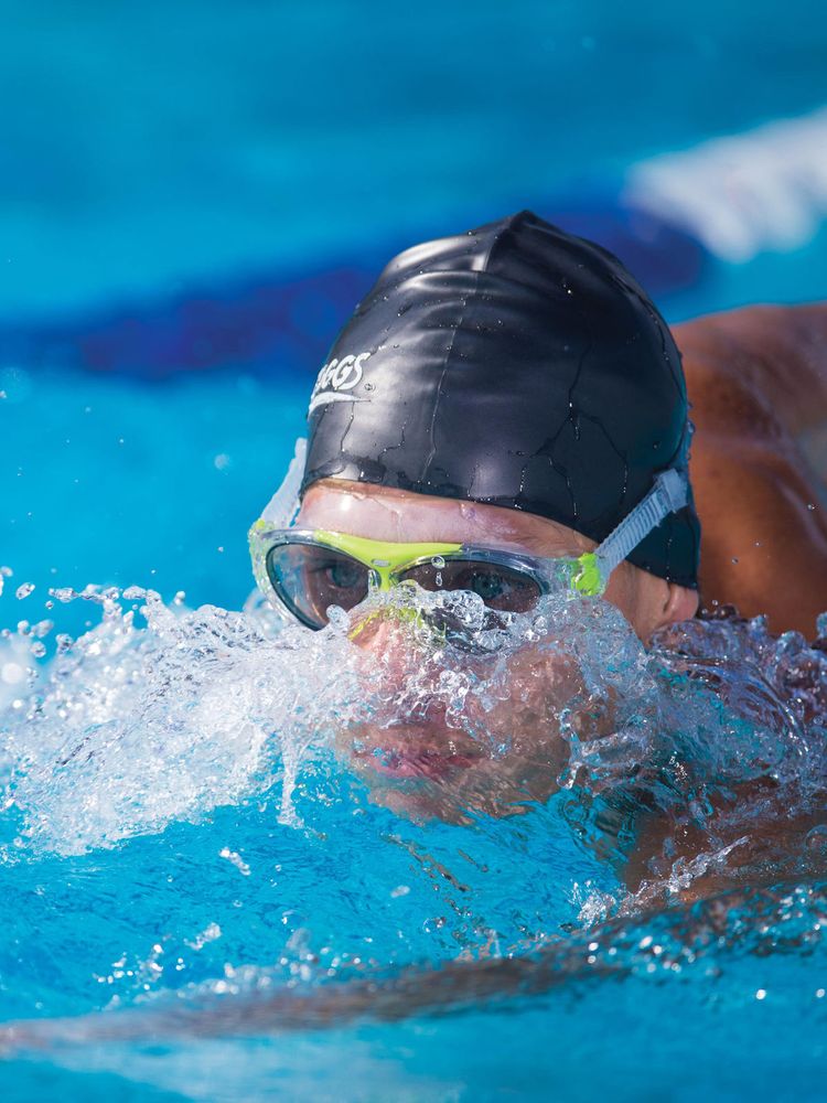 Zoggs Tri-Vision Green Tinted Lens Mask