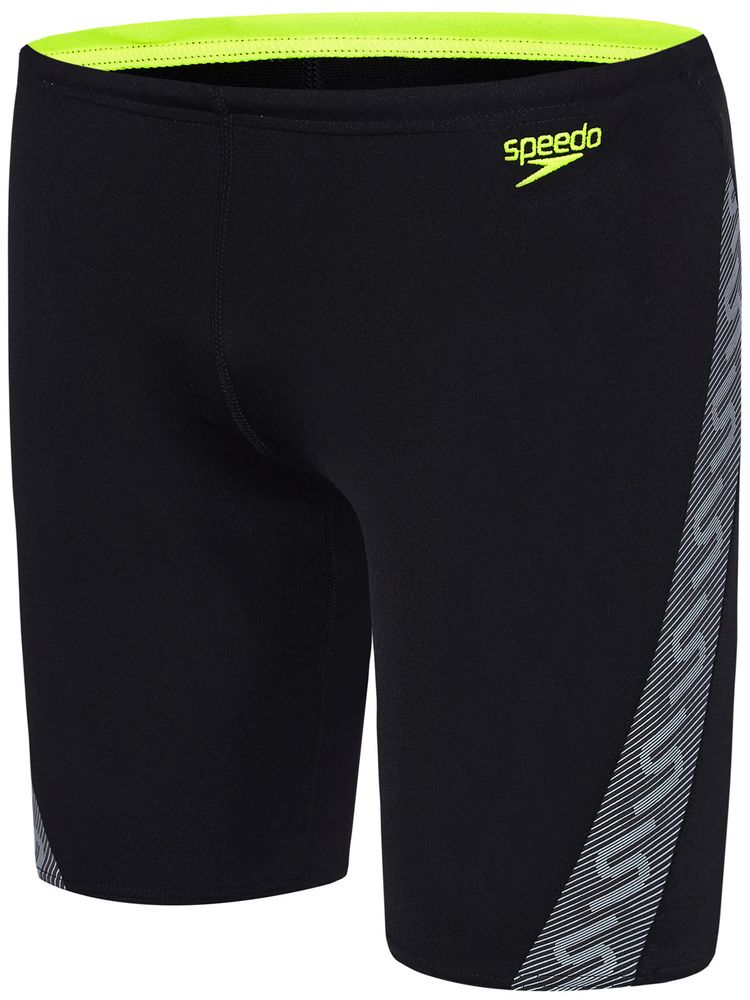 Speedo Monogram Yellow Boys Jammers