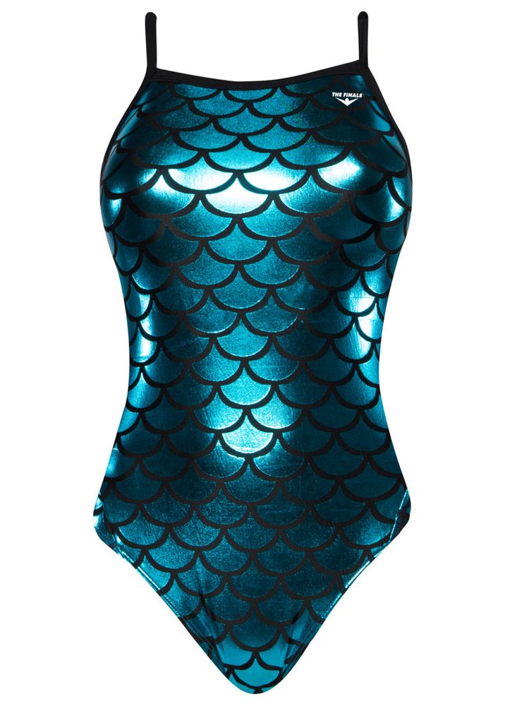 The Finals Mermaid Turquoise One Piece Swimsuit