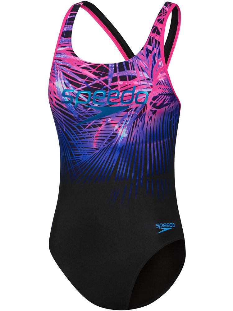 Speedo Muscleback One Piece - Powerstrike Palm Glow