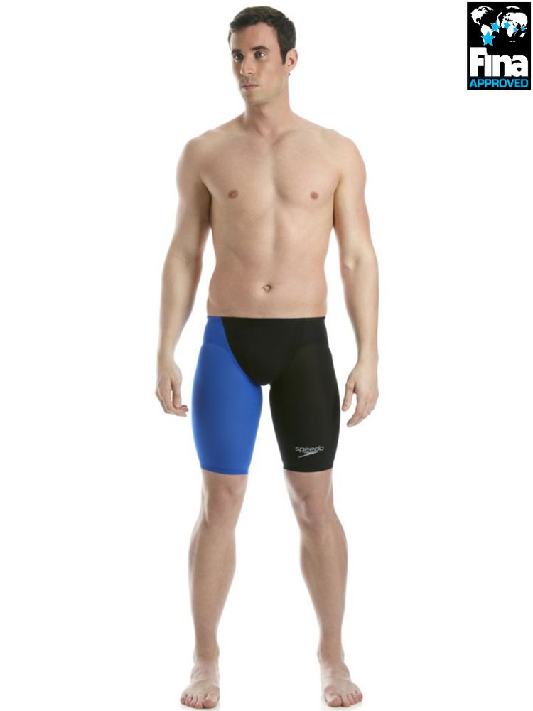 Speedo LZR Racer Elite 2 Black & Blue Jammers