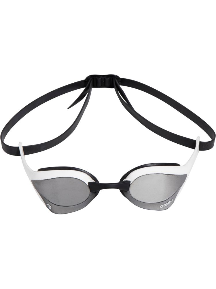 Arena Cobra Ultra Swipe Goggles - Silver Mirror/White