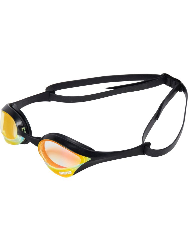 Arena Cobra Ultra Swipe Goggles - Yellow Mirror/Black