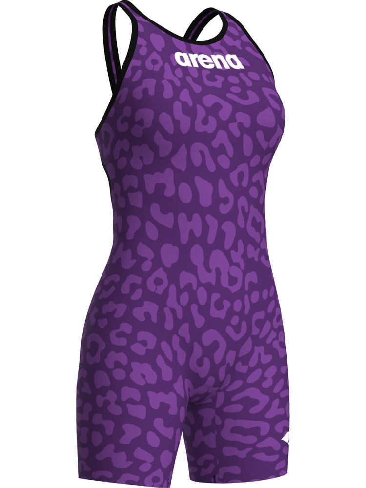 Arena Powerskin Carbon Air 2 Openback Kneeskin - Leopard Violet