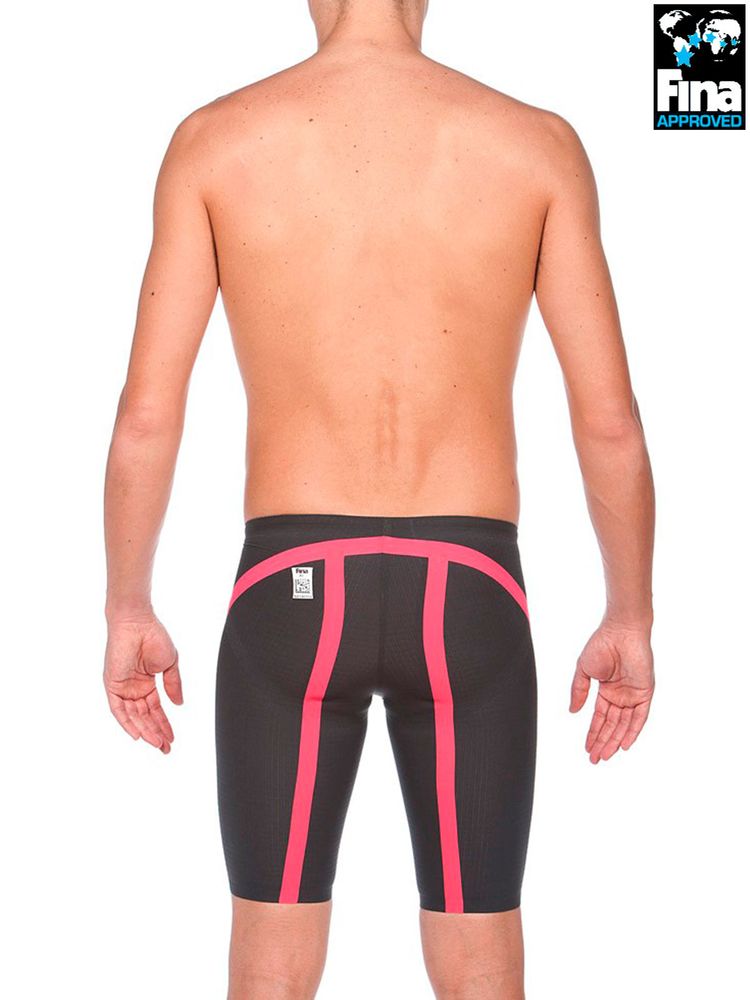 Arena Powerskin Carbon Flex VX Dark Grey & Fluro Red Jammers