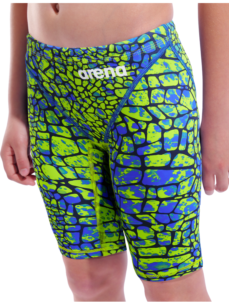 Arena Powerskin ST NEXT Junior Jammers - Snakeskin Green
