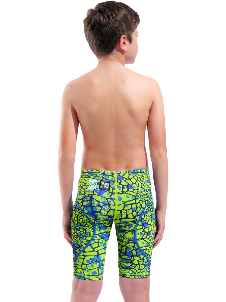 Arena Powerskin ST NEXT Junior Jammers - Snakeskin Green