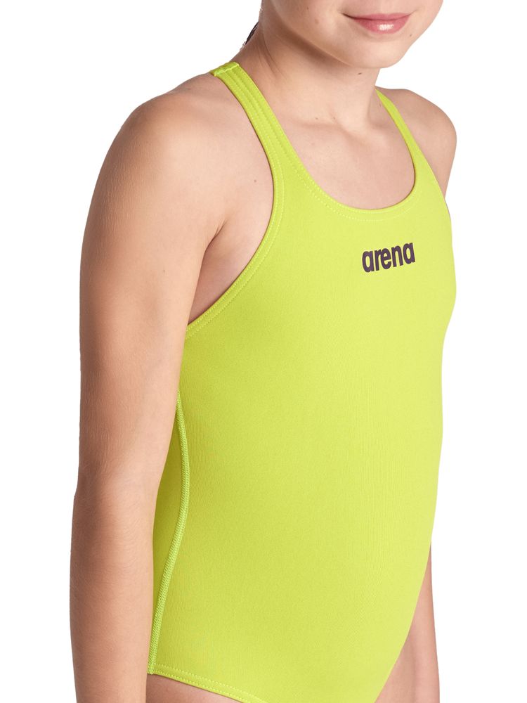 Arena Solid Swim Pro One Piece Girls - Green