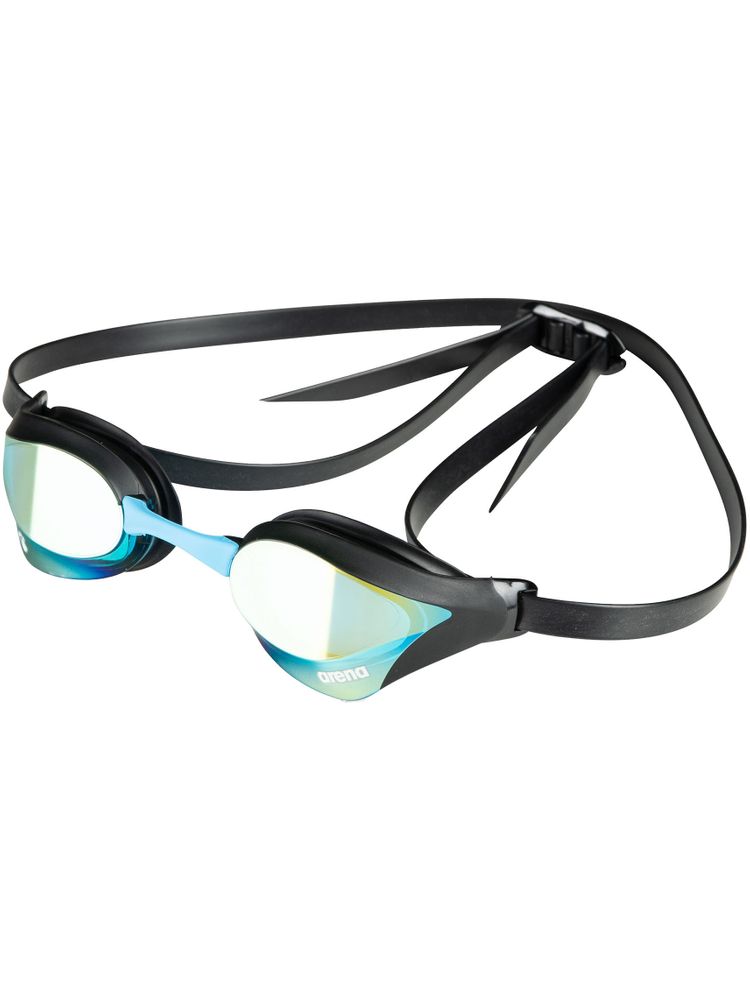 Arena Cobra Core Swipe Mirror Goggles - Aqua/Black