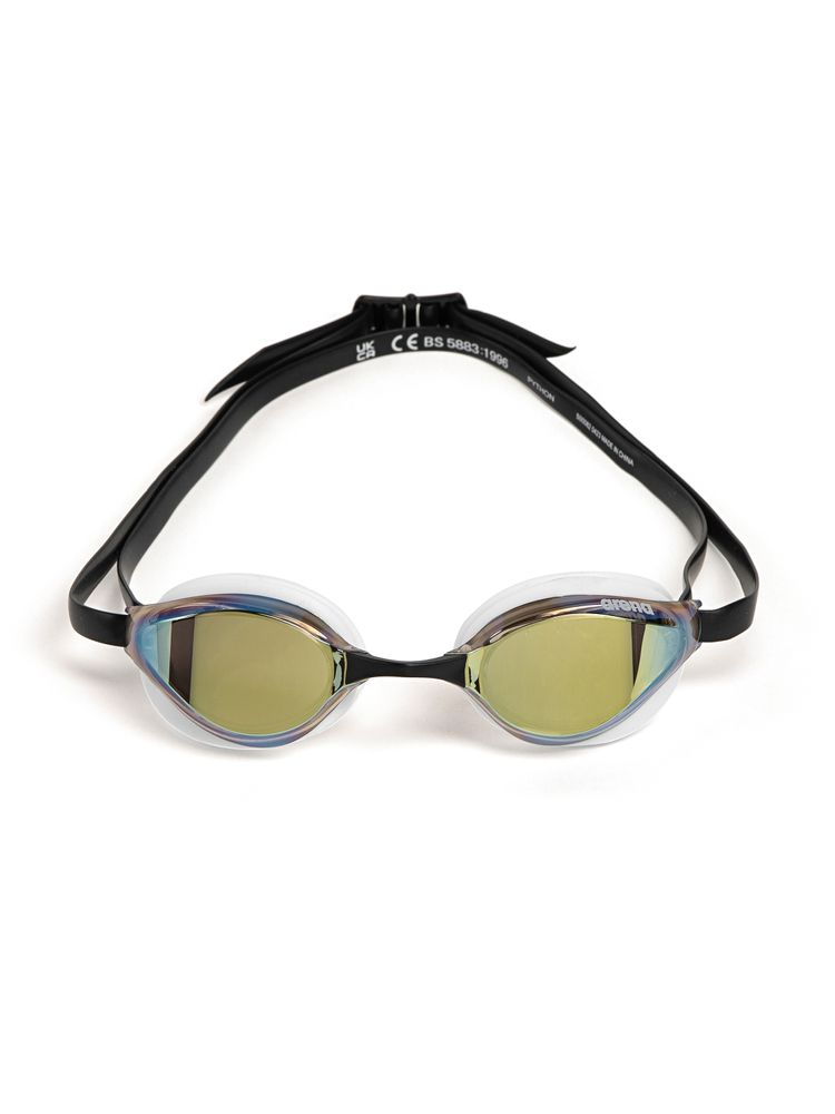 Arena Python Goggles - Gold Mirror/White/Black