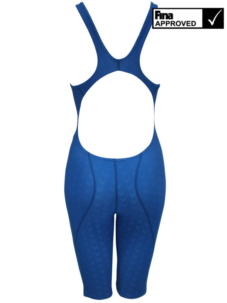 FINA APPROVED Engine Shredskin Medalist Royal Blue Kneelength Swimsuit