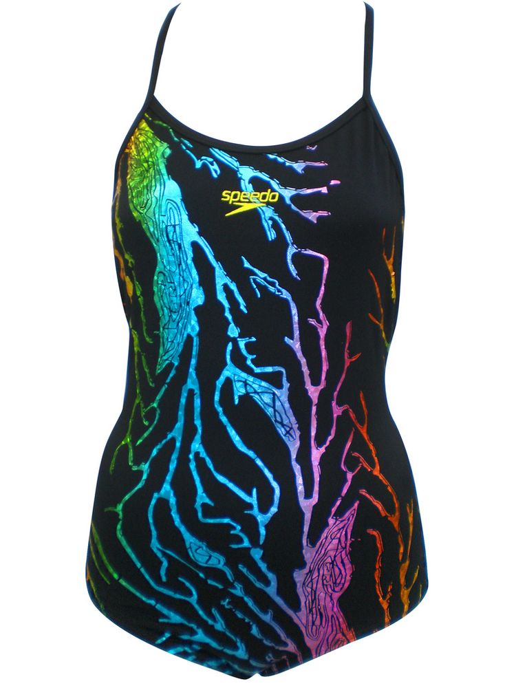 Speedo Coral Womens One Piece Swimsuit