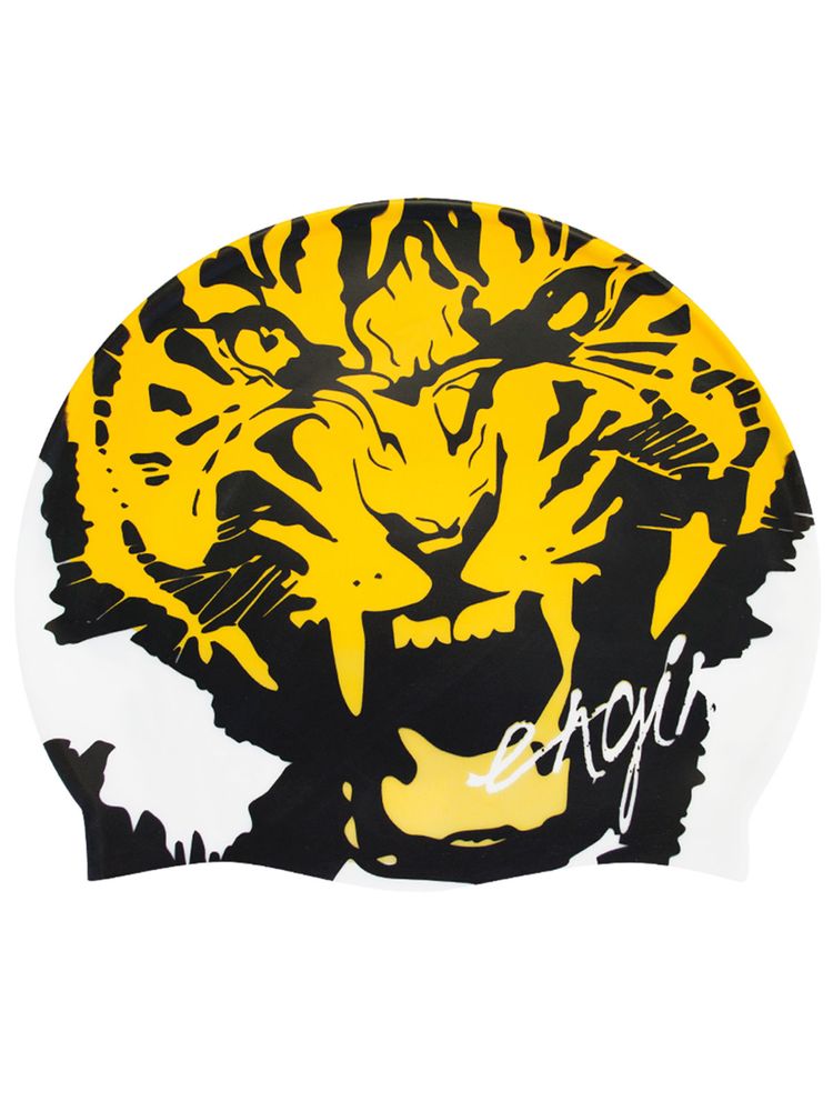 Engine Tiger Silicone Swim Cap