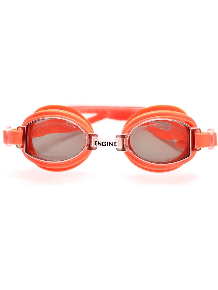 Engine Turbine Mirrored Goggles - Orange