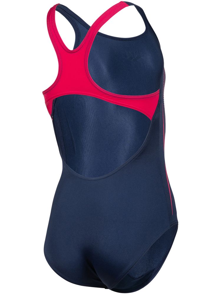 Arena Pro Back One Piece - Navy/Freak Rose