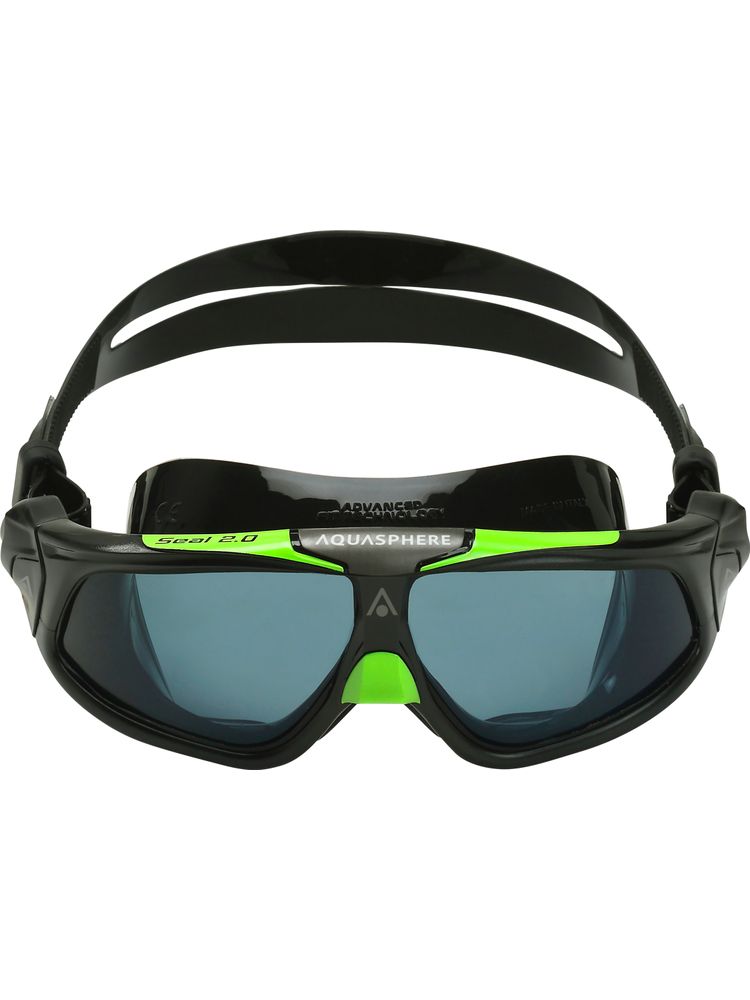 Aqua Sphere Seal 2.0 Swim Mask - Smoke/Black/Green